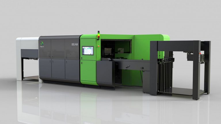 Highcon Beam 2C cutting laser machine for corrugated cardboard