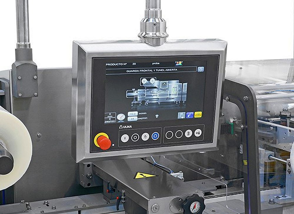 FS 400 wrapping machine for meat and poultry packaging system on trays