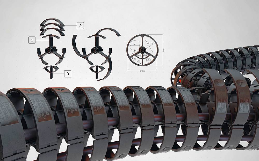 ROBOTRAX R140X the cable carrier for 3D movements in new dimensions