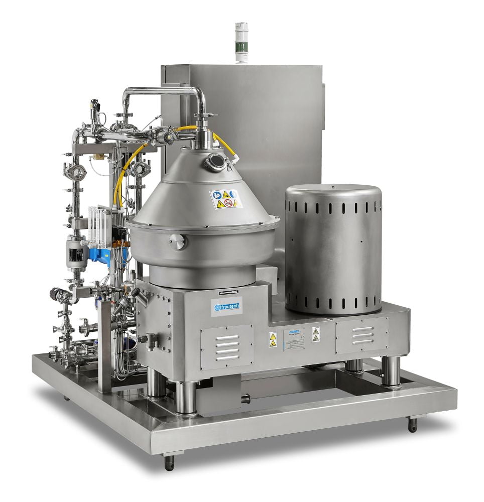 Centrifugal separators for food and beverage: capacities of up to ...